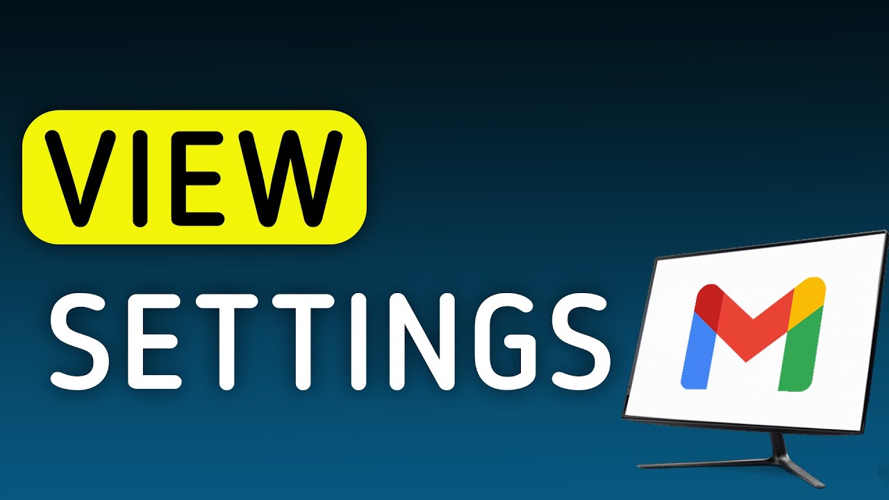 How to View Settings On Gmail On PC (New Update) - YouTube