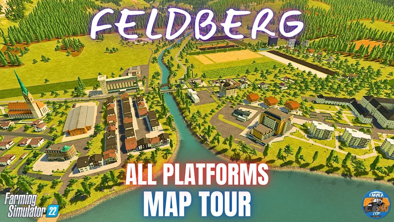 FELDBERG - Map Tour - Farming Simulator 22 - YouTube