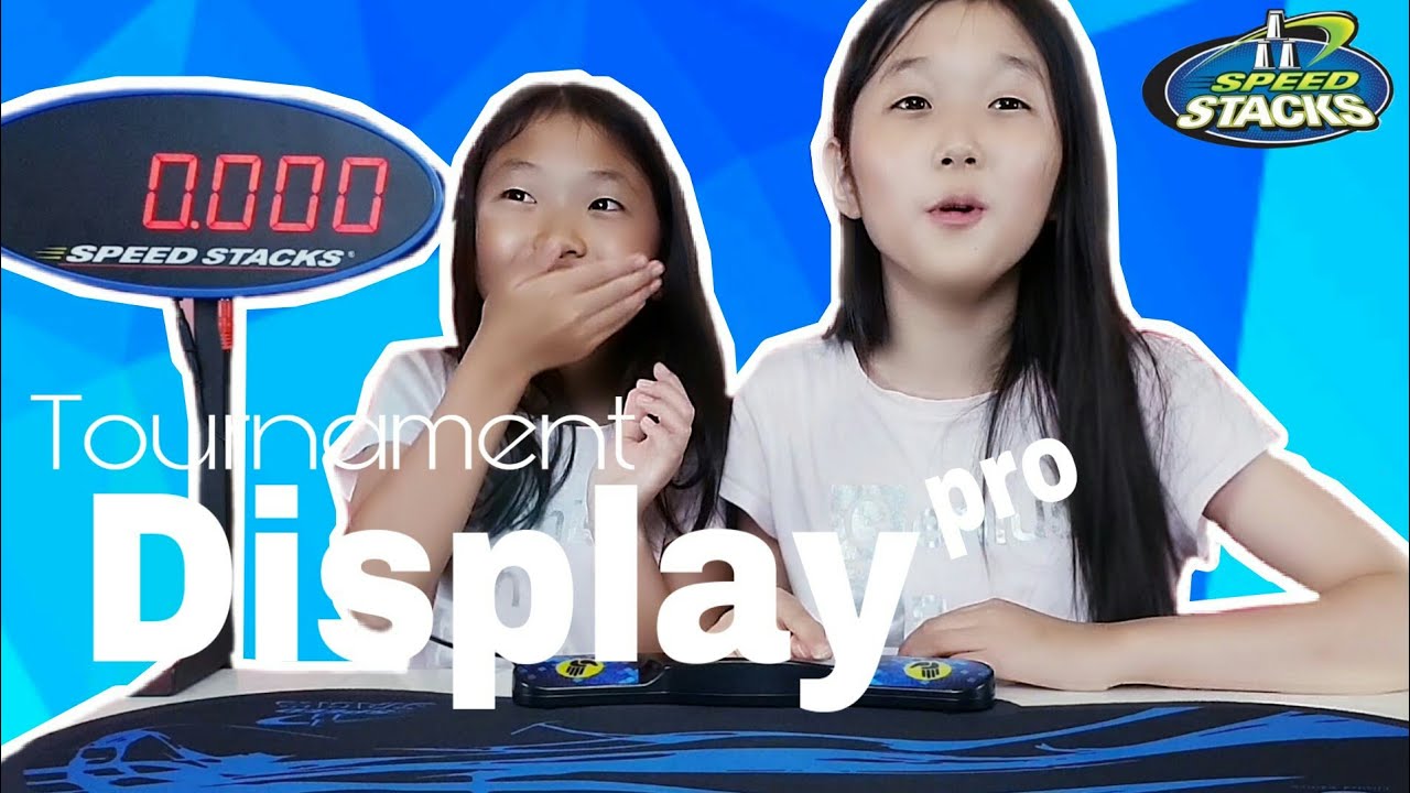 스피드스택스 토너먼트 디스플레이 프로를 열어봤어요. 대회장 느낌?/ Speed Stacks Tournament Display ...