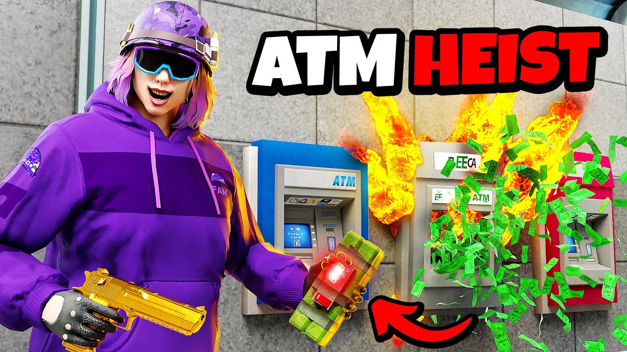 Robbing EVERY ATM Machine In GTA 5 RP - YouTube