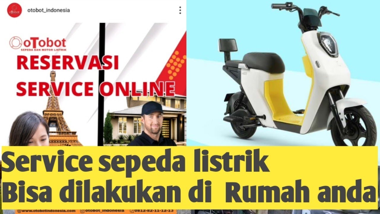 Cara service sepeda listrik di Otobot Uwinfly M60 , Pacific, selis dll ...