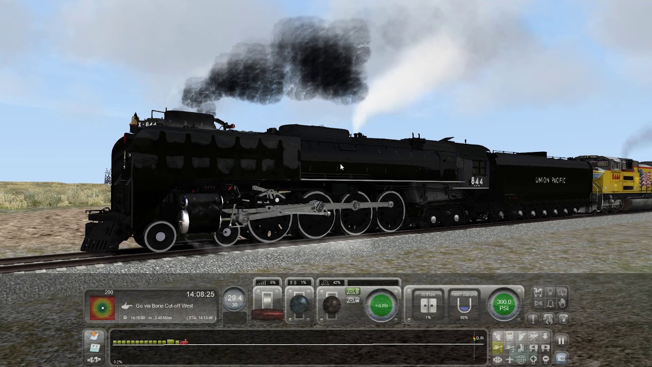 Train Simulator 2019: UP 844 Excursion from Denver Part 1 - YouTube