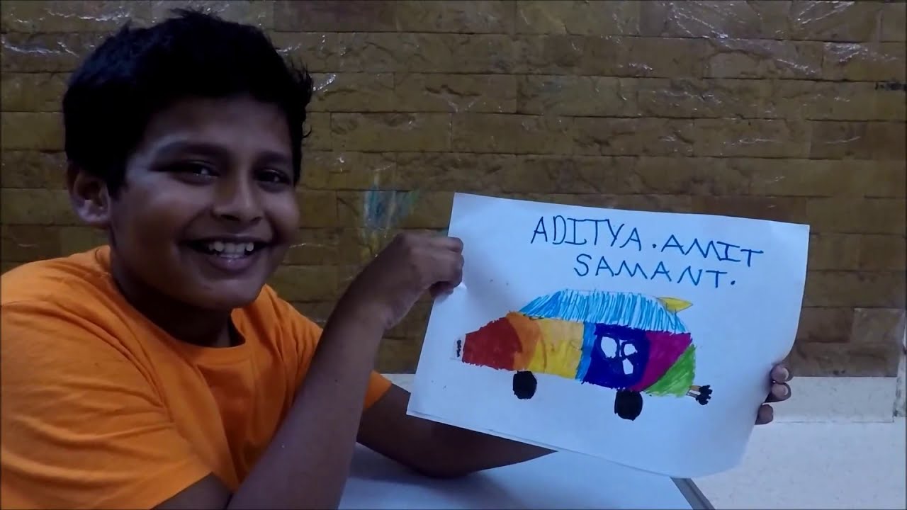 Spontaneous Car Drawing by Master Aditya Amit Samant on 30-08-2019 ...