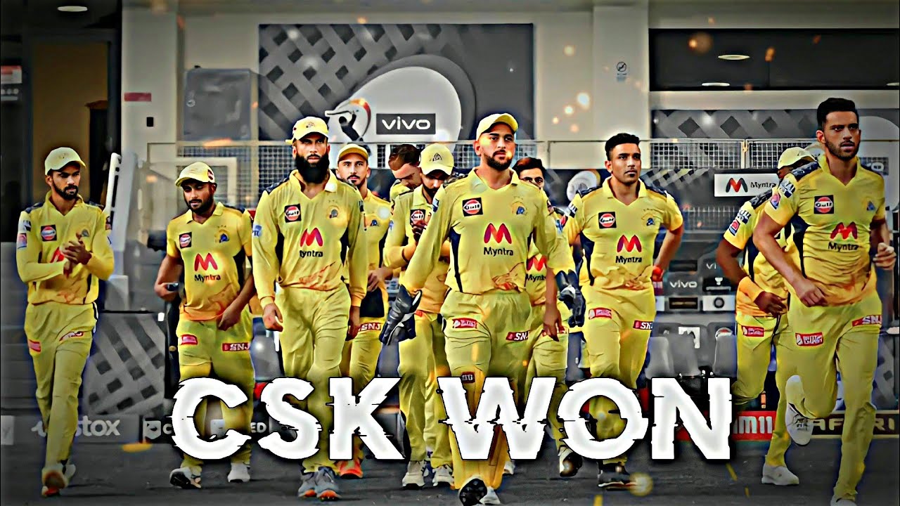 Chennai Super Kings Winning Status 💥 Against MI Lose Status 👎 || CSK ...