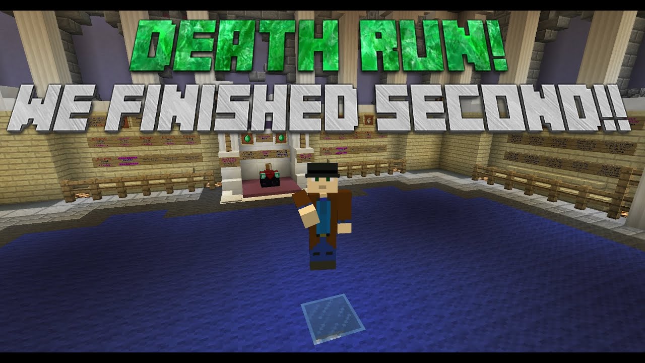 MINECRAFT | The Hive - Death Run | I FINISHED SECOND!!! - YouTube