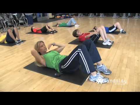 Physical Education- Teaching PE- Knee-Touch Crunch - YouTube