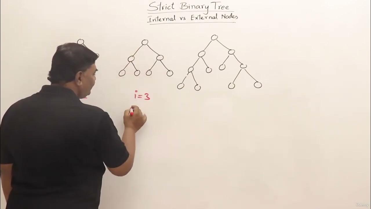 007 Internal vs External Nodes of Strict Binary Trees - YouTube