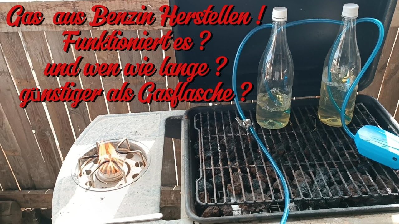 Gas aus Benzin herstellen, funktioniert es? wie lange? günstig ...