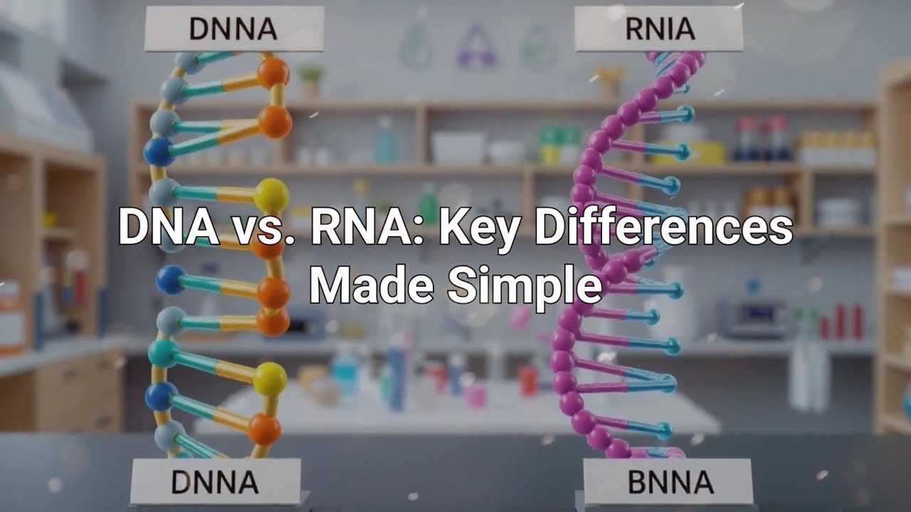DNA vs RNA key differences made simple - YouTube