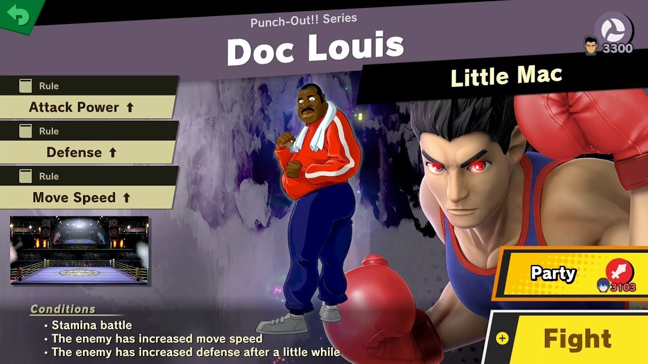 934. Doc Louis - Fair Spirit Battle - Super Smash Bros. Ultimate - YouTube