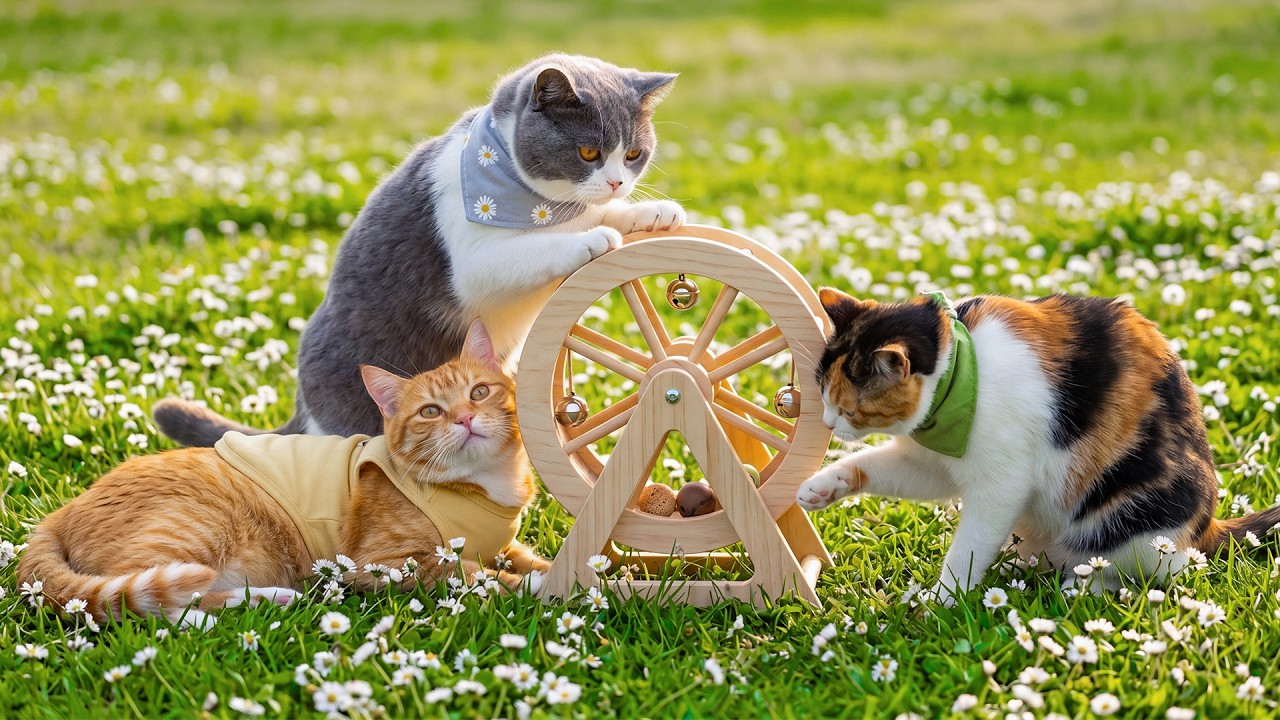 12 Hours of Soothing Cat Music 🎵🐱 Relaxing Piano Music for Cats💖Stress ...