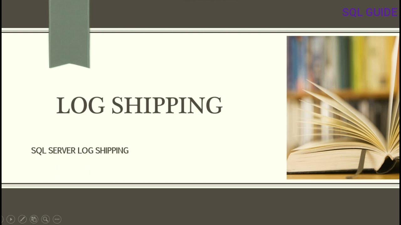 LOG SHIPPING SQL SERVER - YouTube