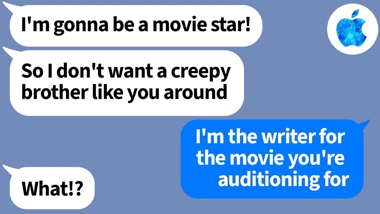 【Apple】My snotty little sister wanted me out of her life so she could ...