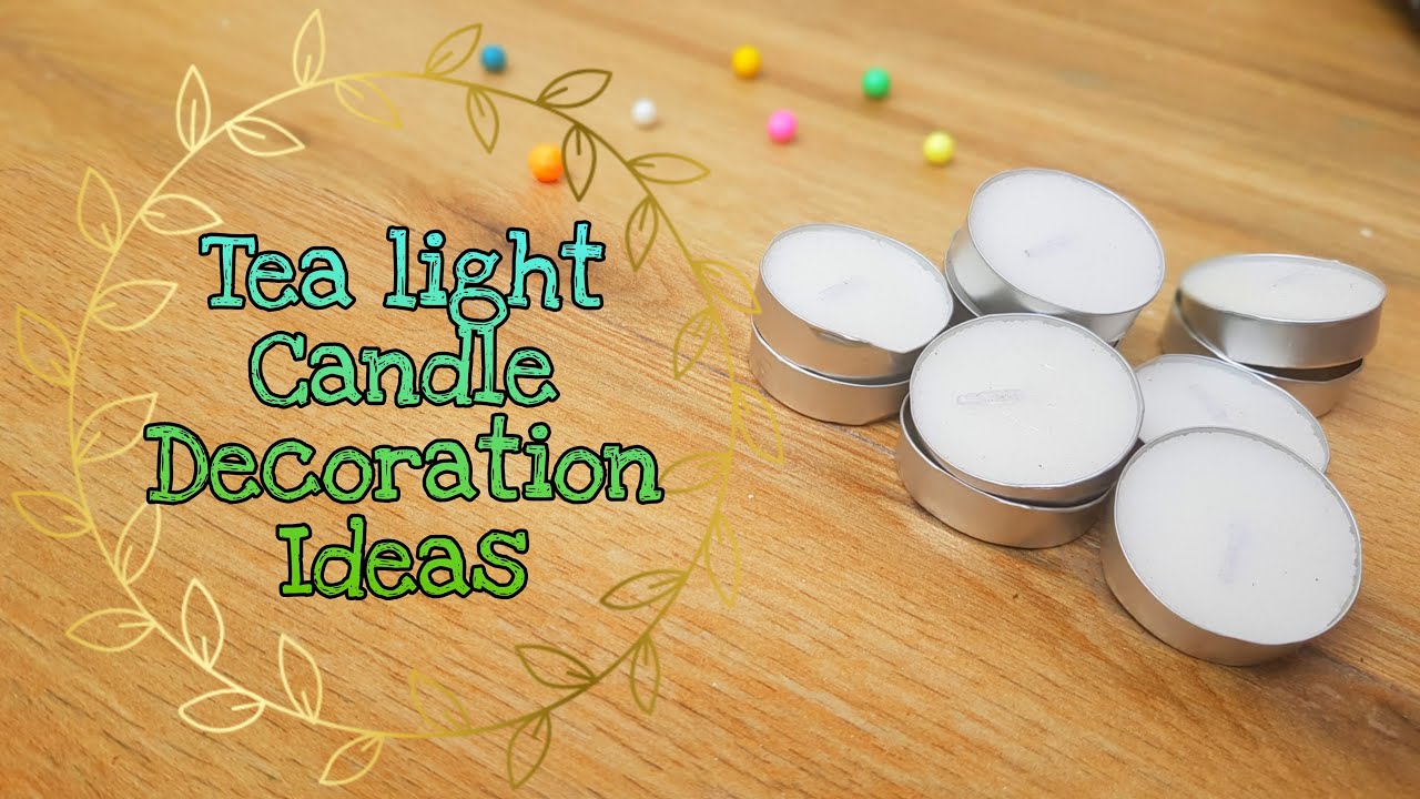 Tea light candles Decoration ideas | DIY | Diwali decoration ideas ...