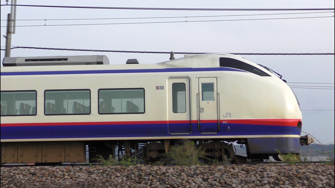 特急しらゆき8号E653系H201編成【4K】信越本線上り58M - YouTube