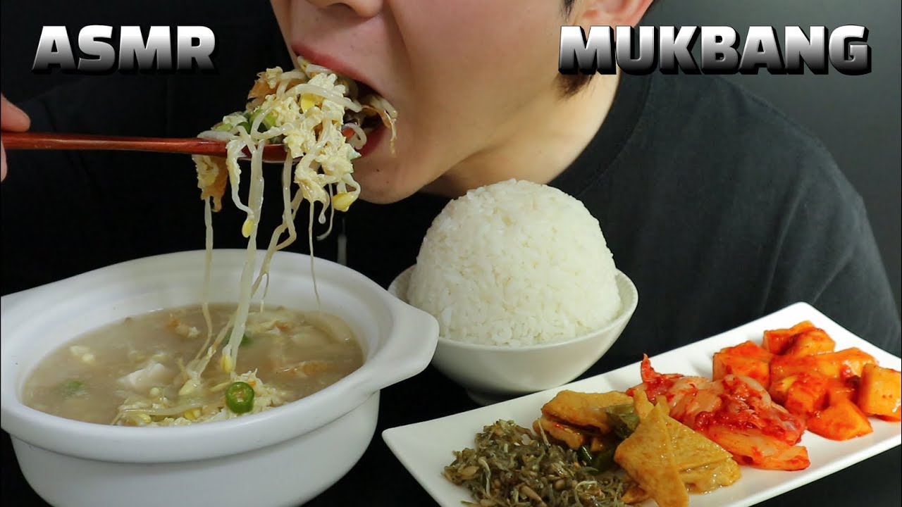 황태해장국,Dried Pollack Hangover Soup(hwangtae haejangguk)ㅣASMRㅣMUKBANGㅣ ...