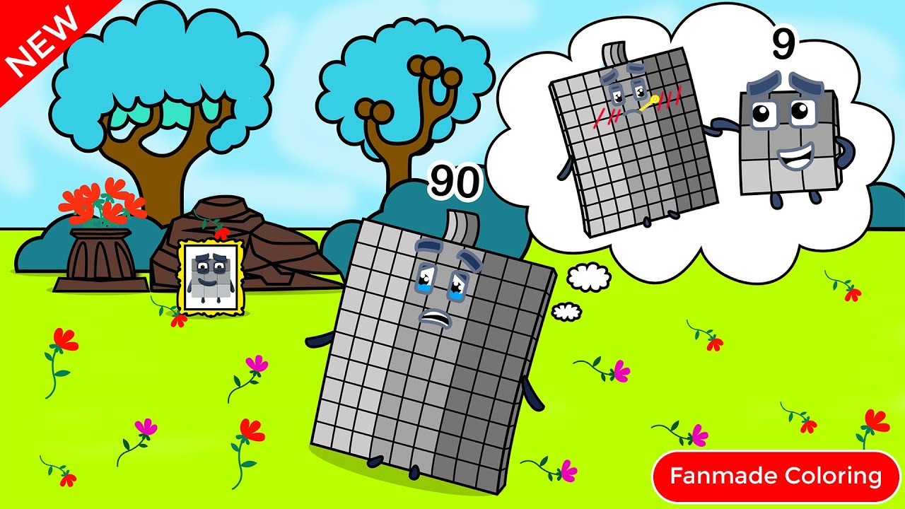 Numberblocks 9 Dead? Numberblocks Fanmade Coloring Story - YouTube
