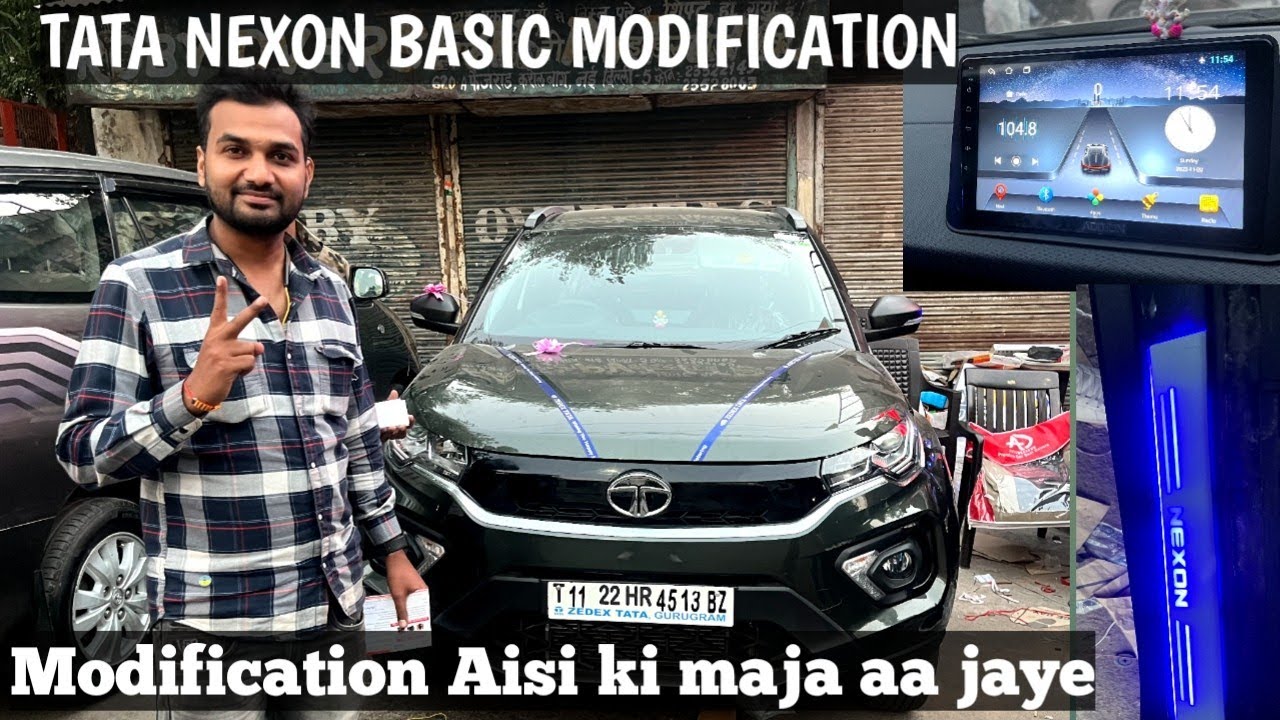 Tata Nexon basic modification 🔥 basic modifications in tata nexon 🔥 ...