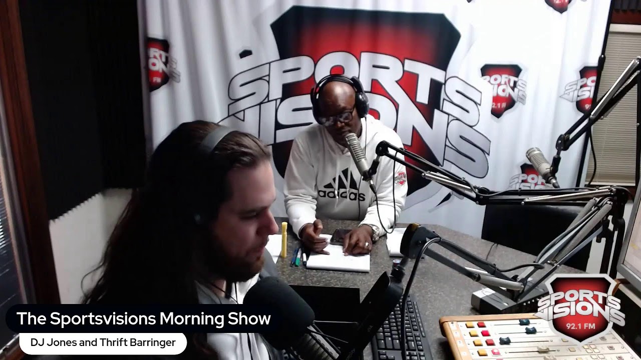 The Sportsvisions Morning Show with DJ Jones and Thrift Barringer - YouTube