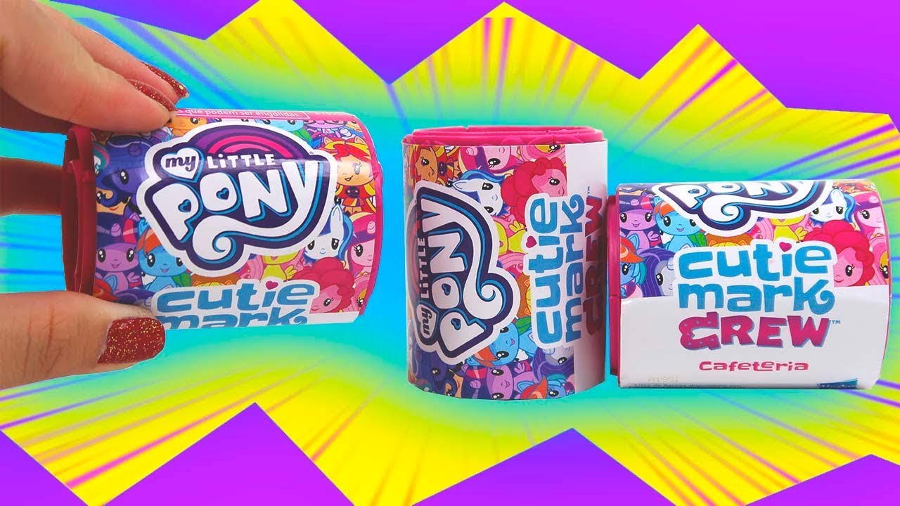 My Litlle Poney Cute Mark Crew Cafeteria Colecionaveis - YouTube
