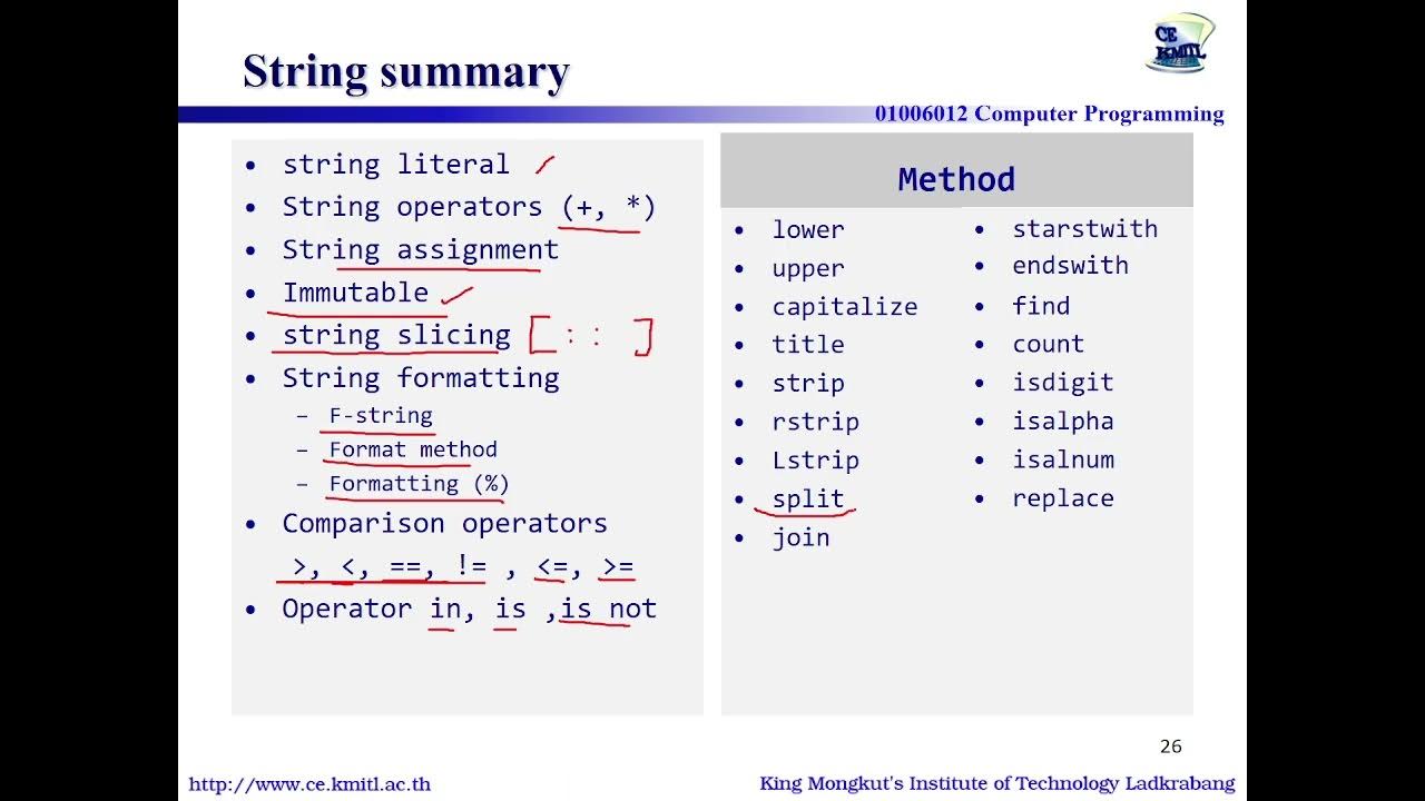 Python string 02 - YouTube
