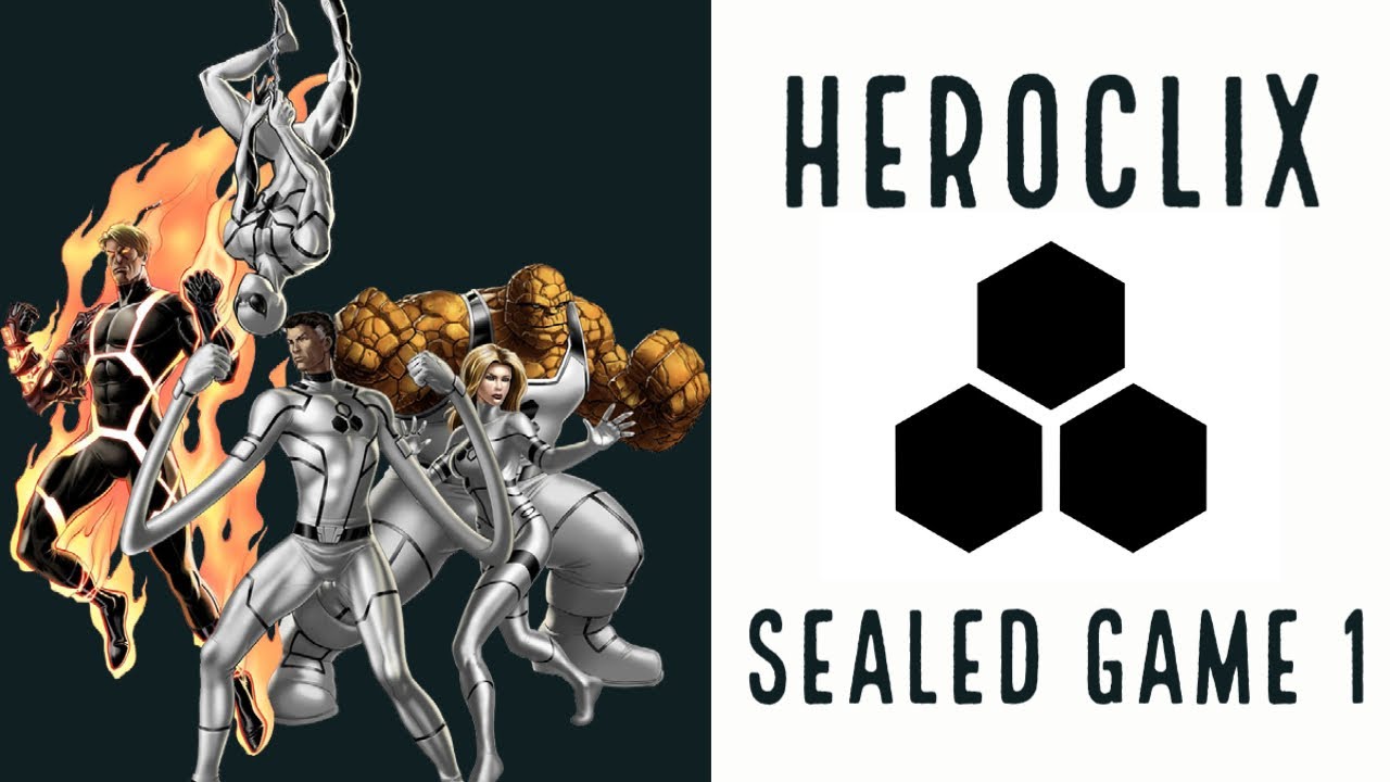 HeroClix F4 Future Foundation Sealed Game 1 "Full House" - YouTube