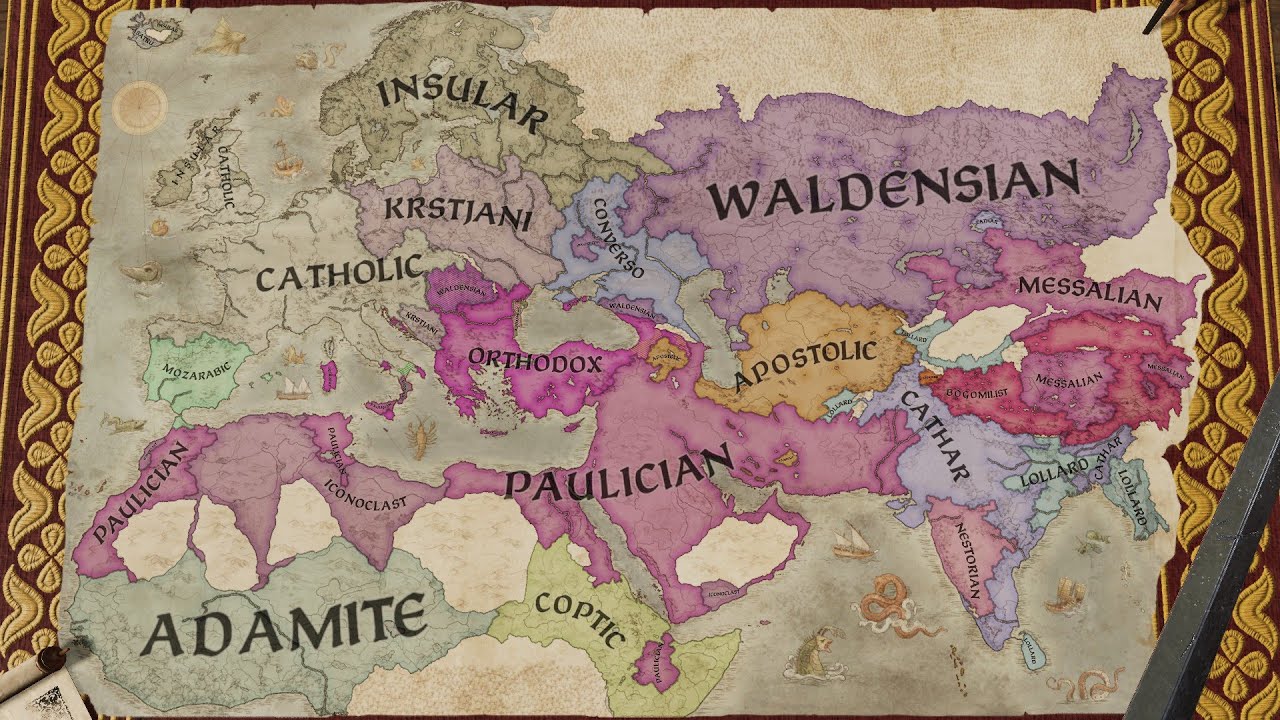 CK3 Timelapse but all religions are a sect of christianity - YouTube