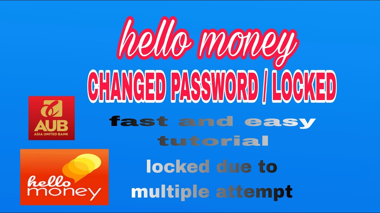 Paano Ma-Unlocked ang na locked na Hello Money App Online - YouTube