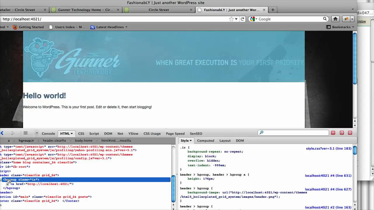 Adding a custom header image and logo - YouTube