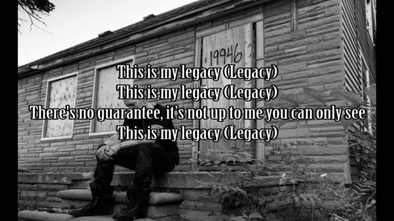 Eminem Legacy Lyrics HD - YouTube