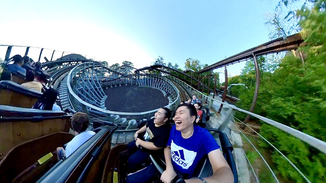 Hold On Tight! InvadR Wooden Roller Coaster at Busch Gardens ...