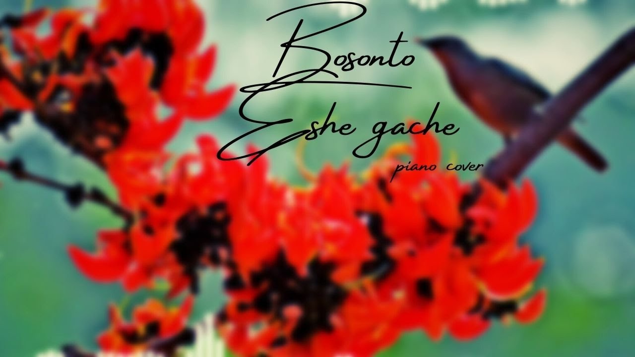 Boshonto Eshe Geche Song | Piano Cover | Holi special | Anupam Roy ...