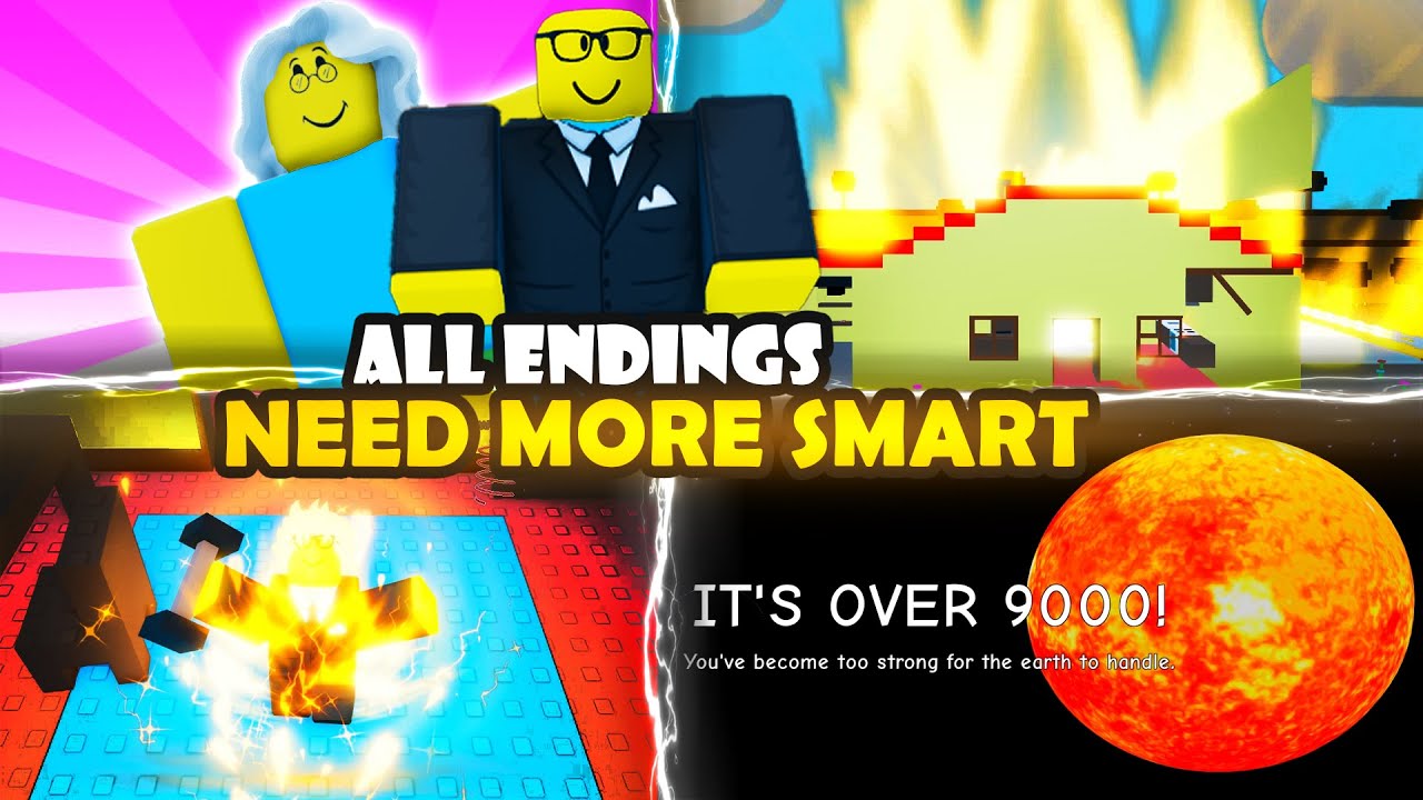 🧠NEED MORE SMART🧠 | All Endings & Full Walkthrough | Roblox - YouTube