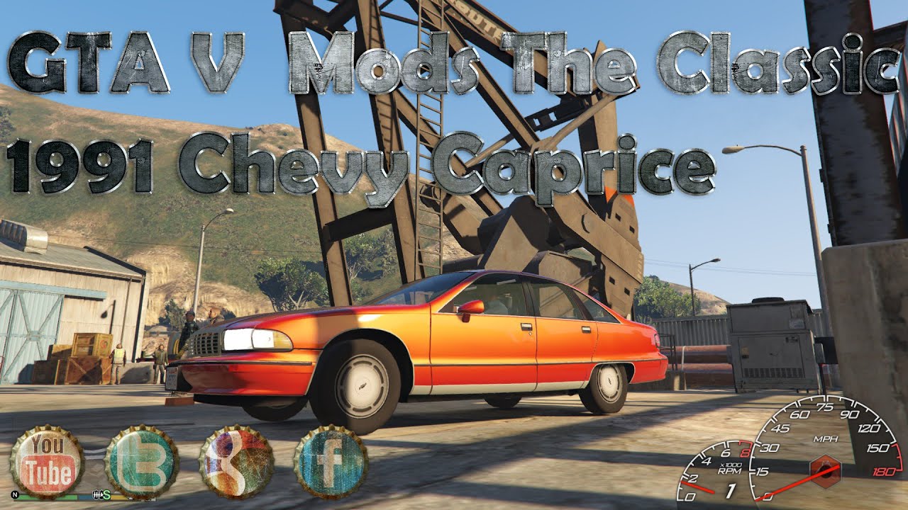 GTA V Mods The Classic 1991 Chevy Caprice - YouTube