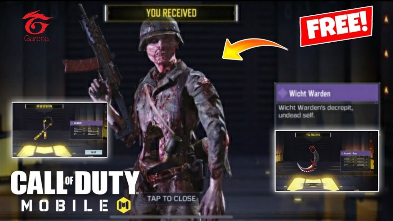 *NEW* WICHT WARDEN THE BEST ZOMBIE SKIN IN CALL OF DUTY: MOBILE - YouTube