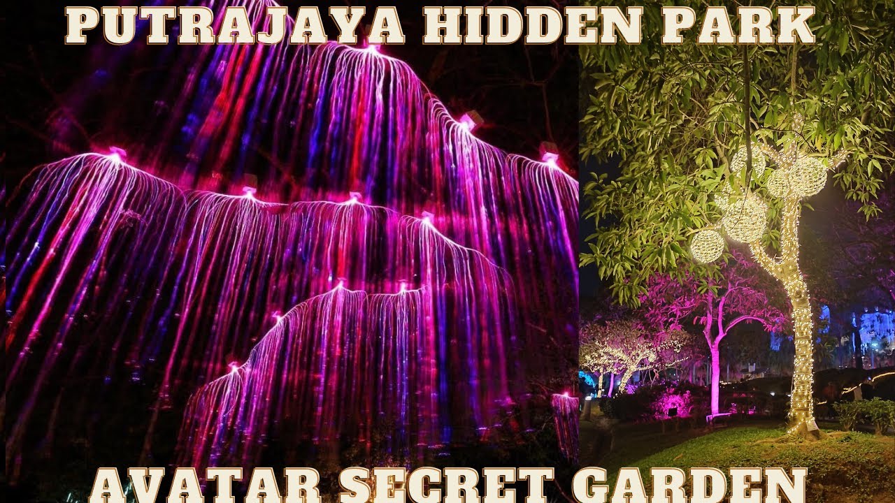 Secret Garden With Lovely Array of lights | New Attraction At Putrajaya ...