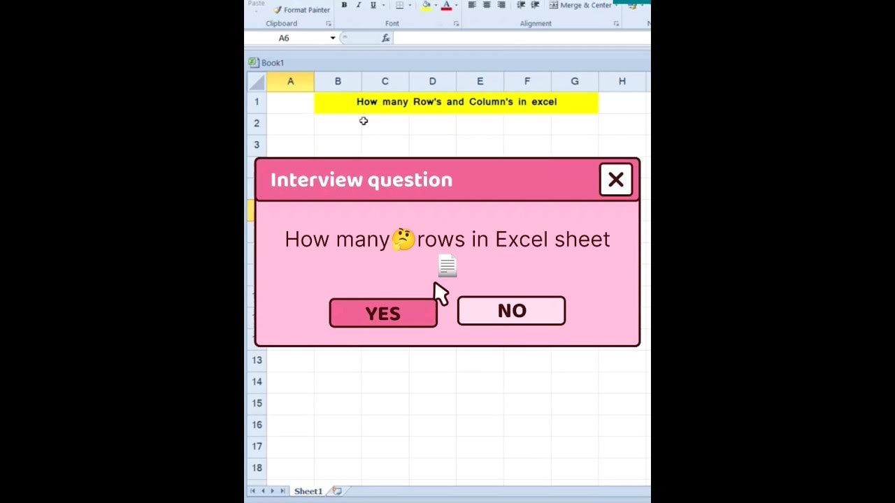 Excel Interview😱question🤔 Shorts Excel Exceltips Youtube