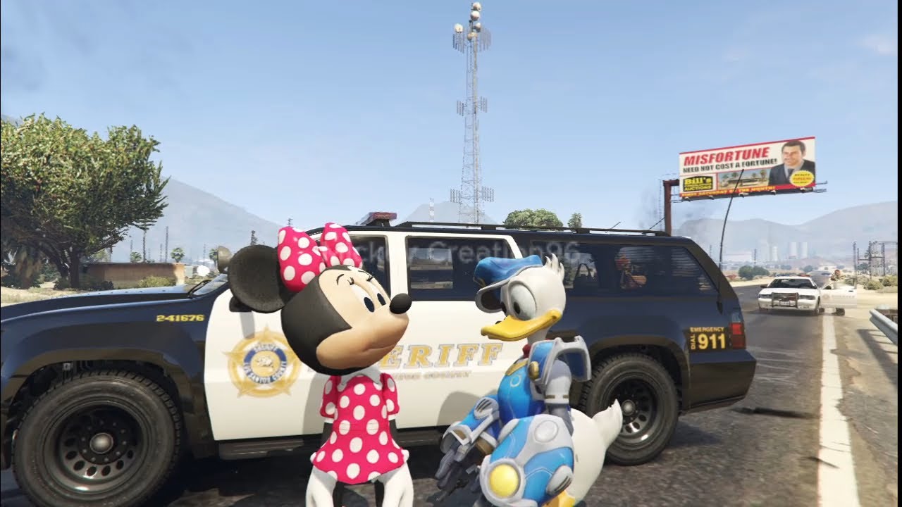 Oh Toodles Say On Mickey | The Minnie Mouse And Friend's Vs Police On ...