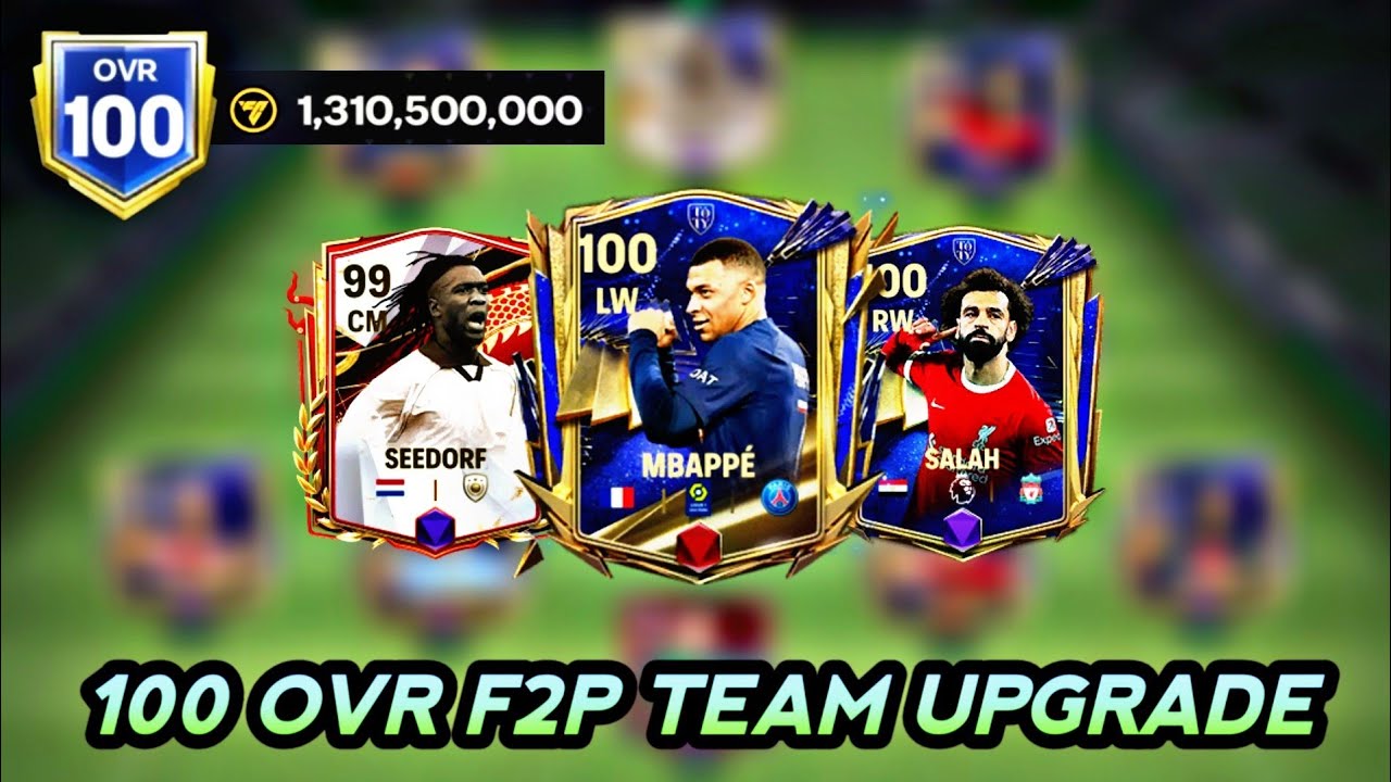 WE HAVE REACHED 100 OVR F2P IN FC MOBILE 24! TEAM UPGRADE TO 100 OVR ...