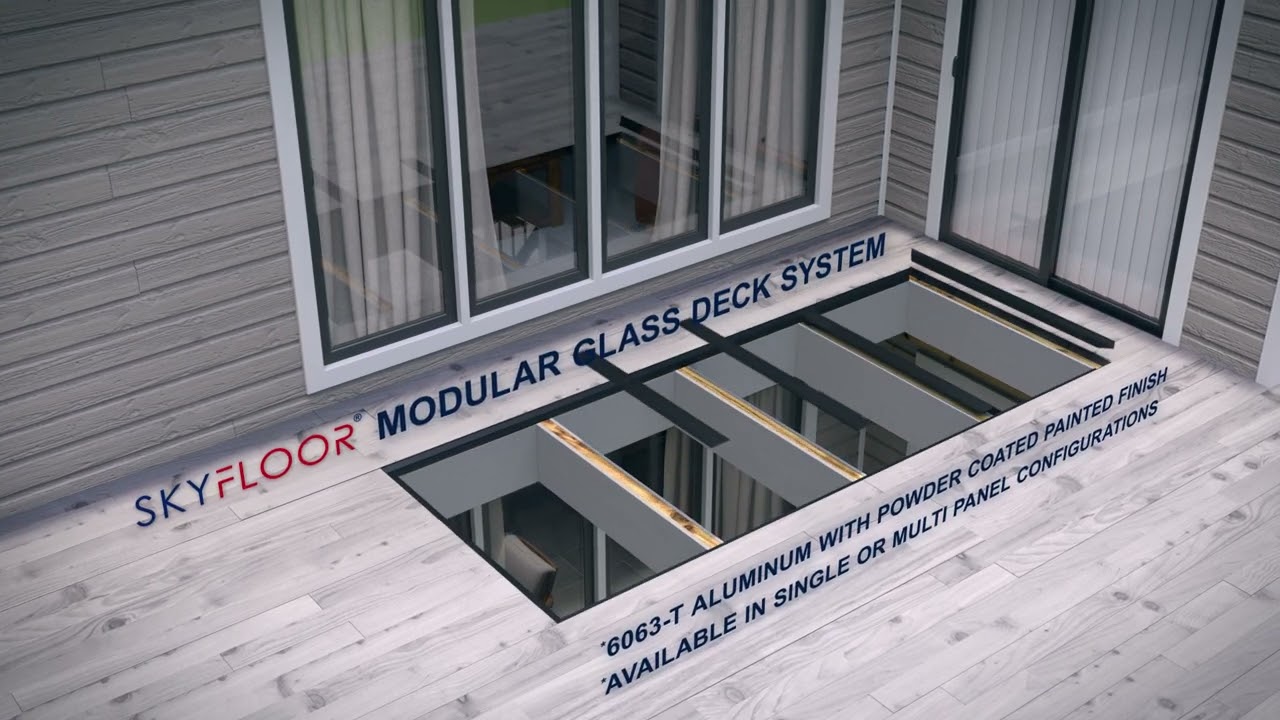 Skyfloor® Modular Glass Deck System - YouTube