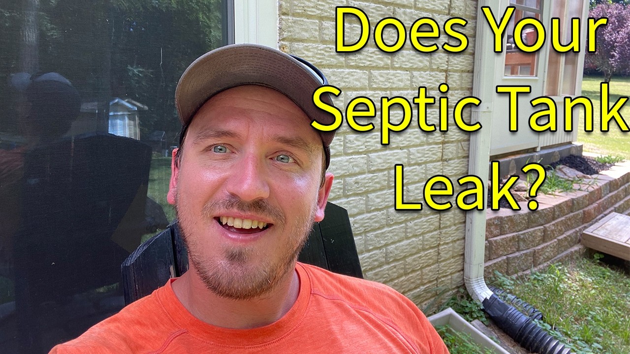 How to Spot a Leak in Your Septic Tank - YouTube