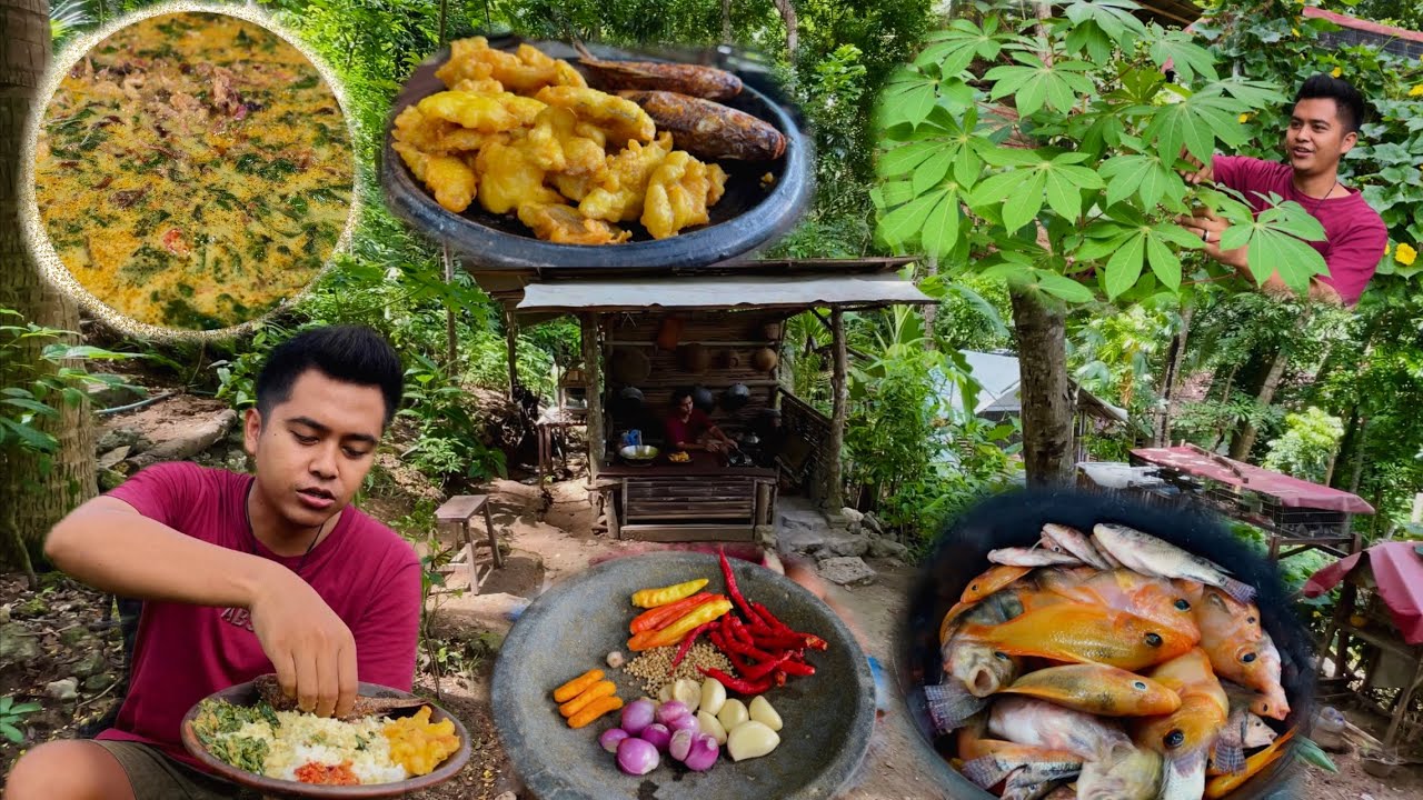 DAPAT REZEKI IKAN SAK BAK DARI BANUNG , LODEH DAUN KETELA POHON MANTAP ...