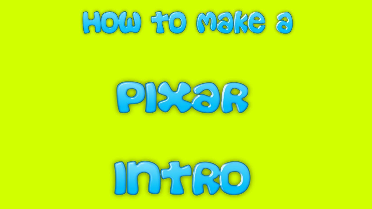 How To Make A Pixar Style Intro In Blender + After Effects - YouTube