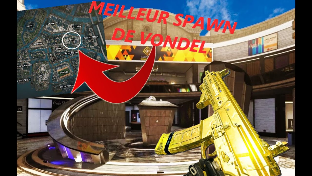 CENTRE COMMERCIAL MEILLEUR SPAWN DE VONDEL ???? - YouTube