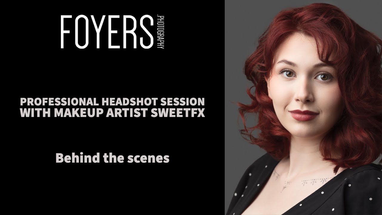 Behind the Scenes - Professional Headshot Session with Makeup Artist ...
