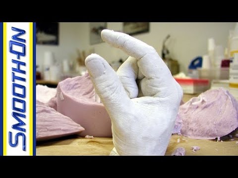 Abform Tutorial: Wie man mit Alginat eine Form von der Hand macht - YouTube