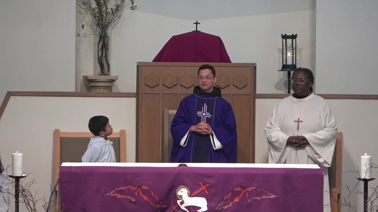 5th Sunday of Lent 5:30pm Vigil Mass with Fr. Joseph Nguyen, OFM - YouTube