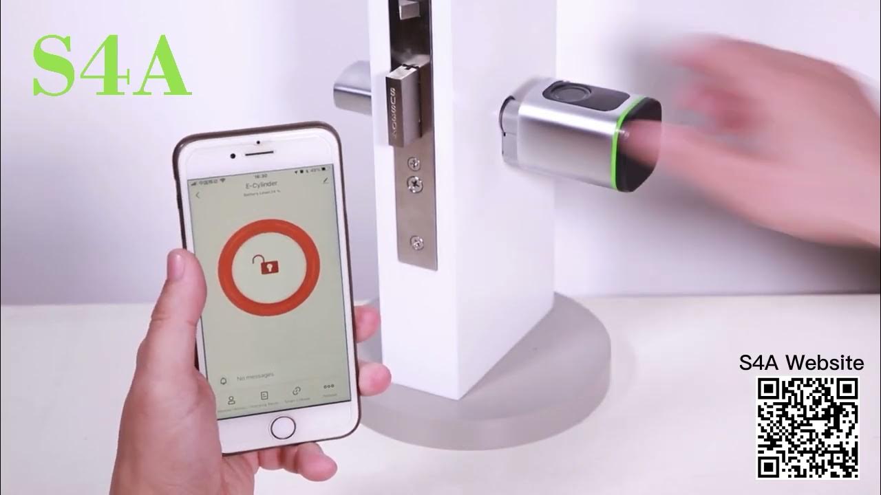 why do we need to install the S4A S1F Tuya Bluetooth Smart Lock Cylinder? - YouTube