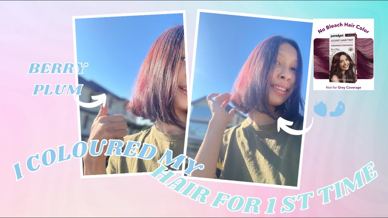 I coloured my hair at home for 1st time // how to coloured hair at home ...