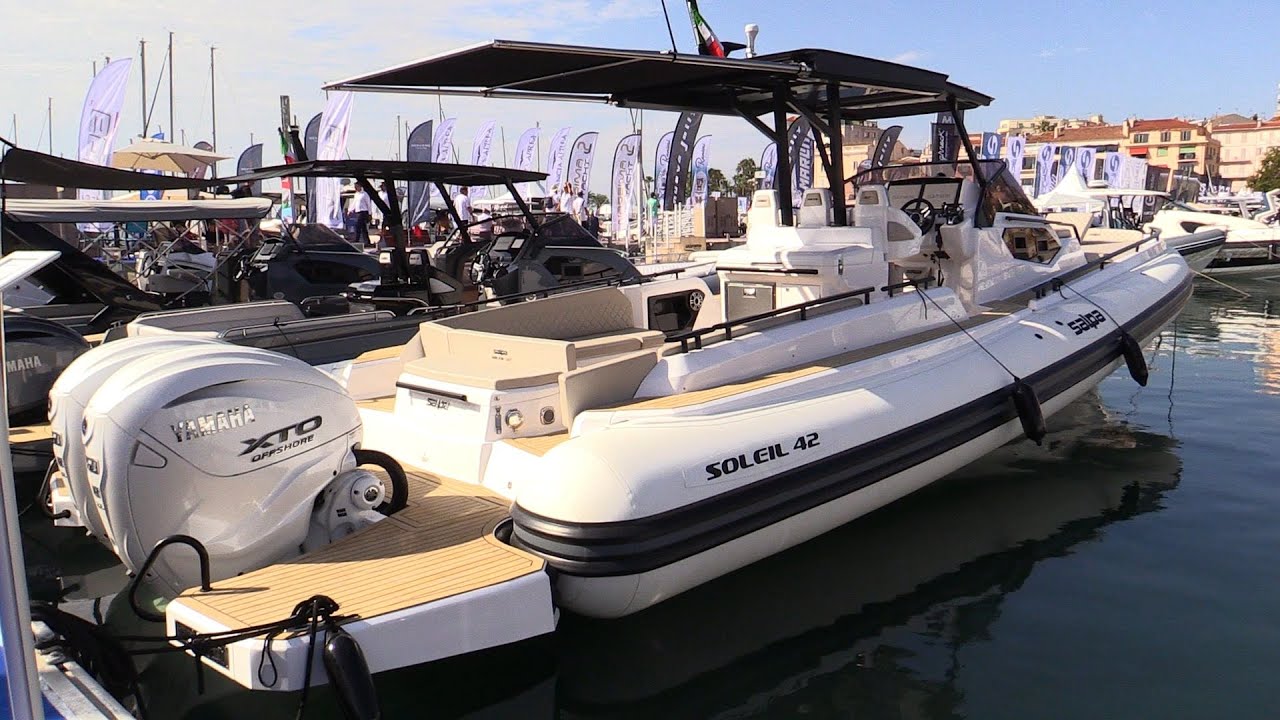 Italian Elegance ! 2024 Salpa Soleil 42 RIB Inflatable Boat - YouTube